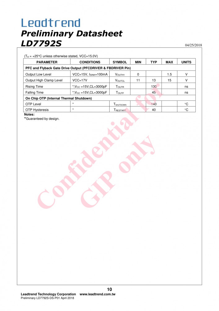 LD7792SGS datasheet page 10