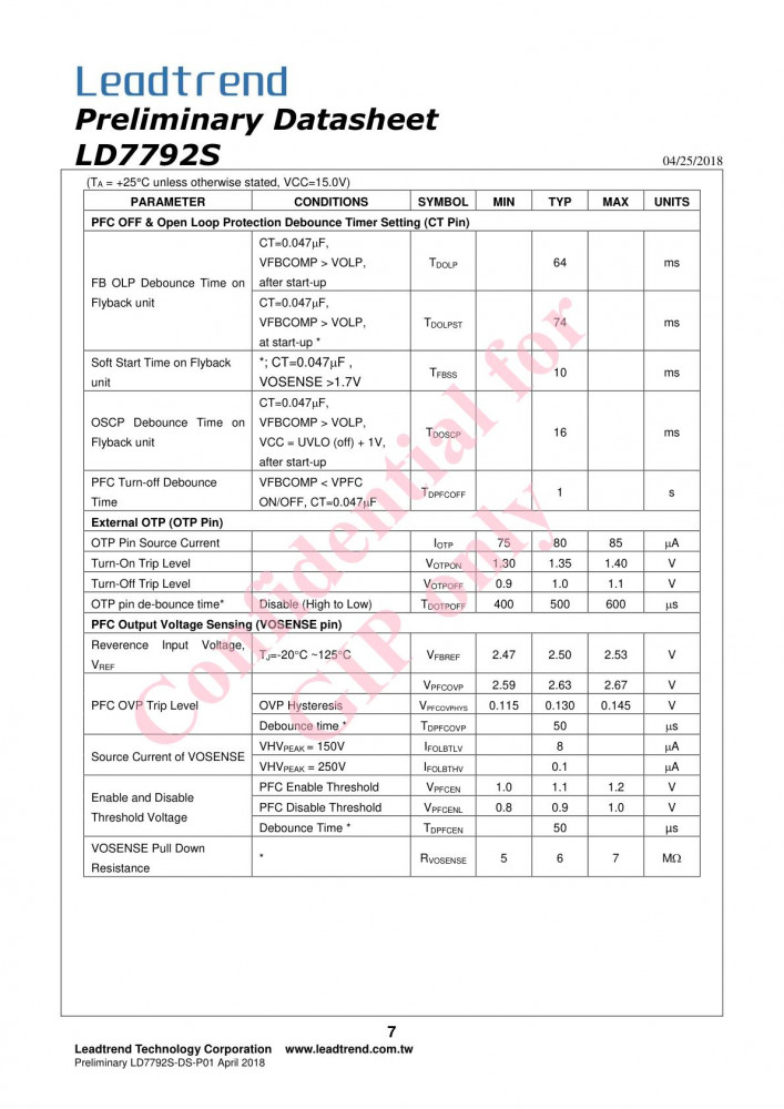 LD7792SGS datasheet page 7