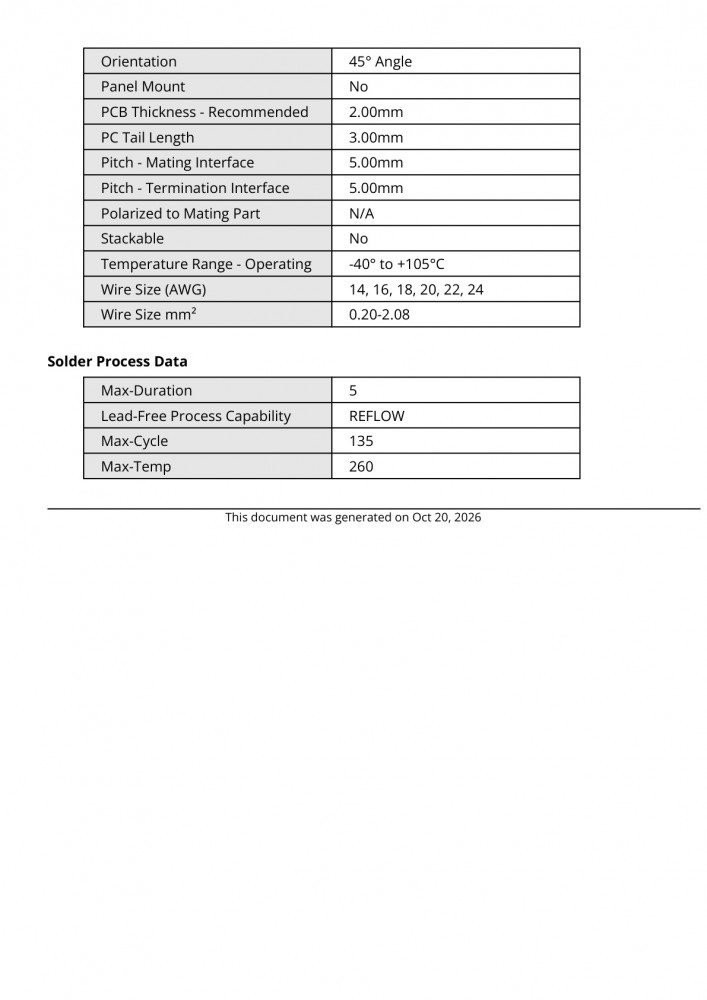 MOLEX 395930211 technical document page 3