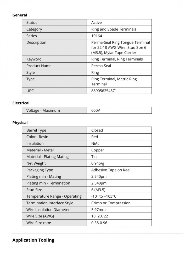 MOLEX 191641141 product document page 2