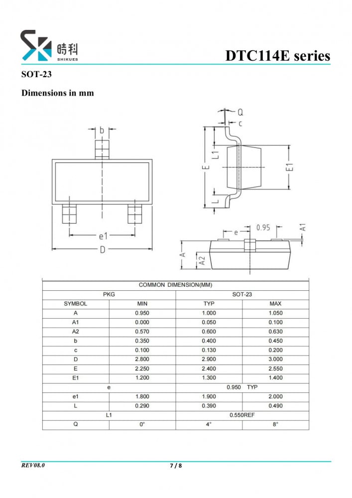 DTC114EE datasheet page 7