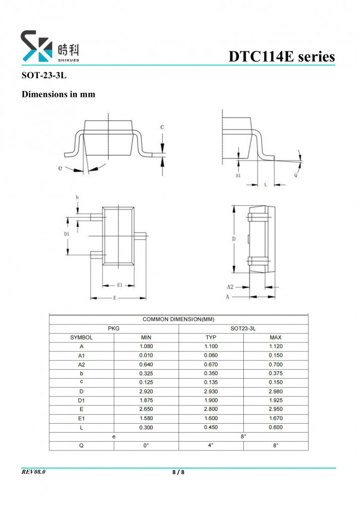 DTC114EE datasheet page 8