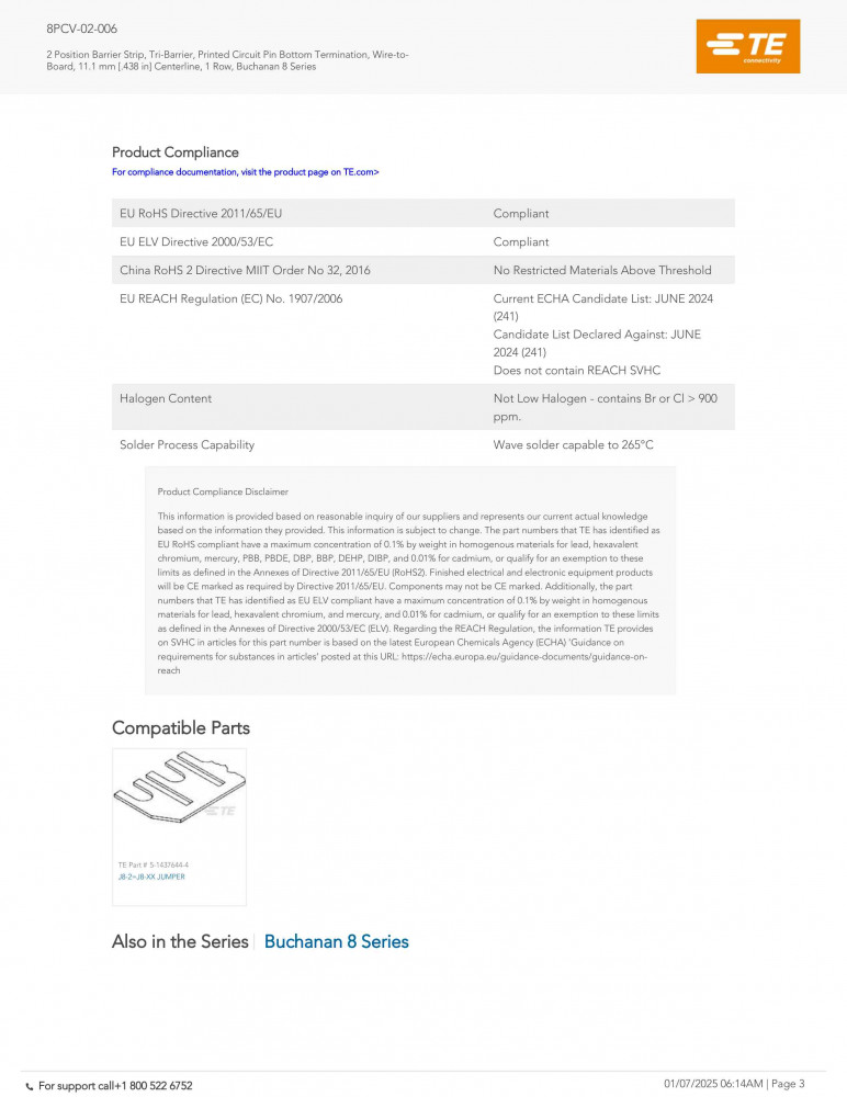 8PCV-02-006 technical document page 3