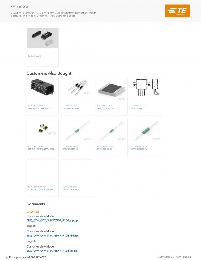 8PCV-02-006 technical document page 4