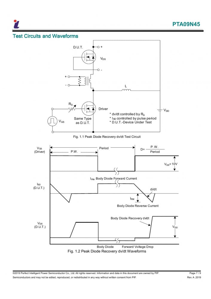 PTA09N45 datasheet page 7