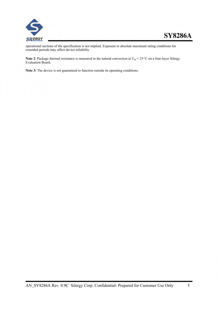 SY8286ARAC datasheet page 5