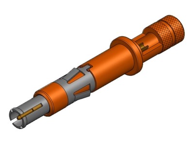 Solderless RF/Microwave PCB Connector, 1.85mm Narrow Block End Launch Jack, Screw Attachment, 67 GHz, 50 Ohms