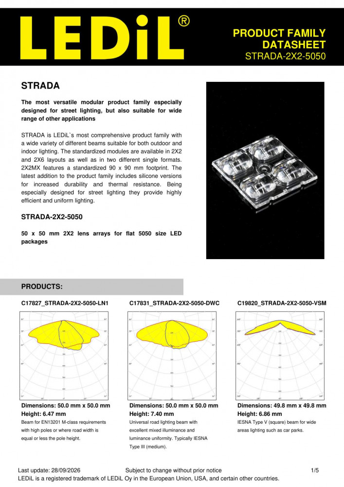 Product document page 1