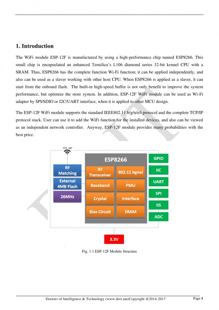 ESP-12F datasheet page 4