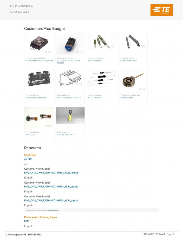 FX1901 technical document page 3