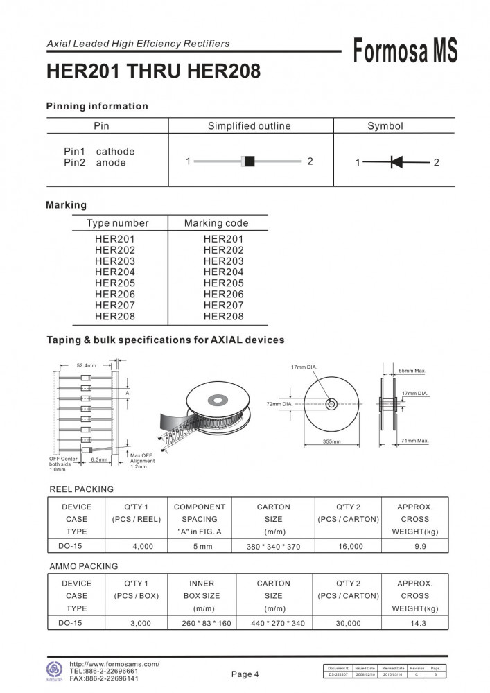 HER206 datasheet page 4