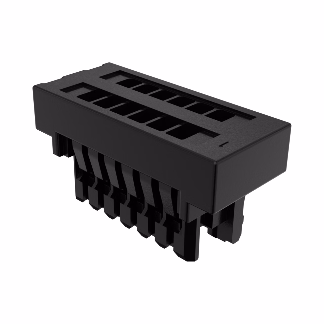 Zero-Hachi Receptacle Housing, 0.80mm Pitch, Dual Row, Friction Lock, 12 Circuits, Black for sale