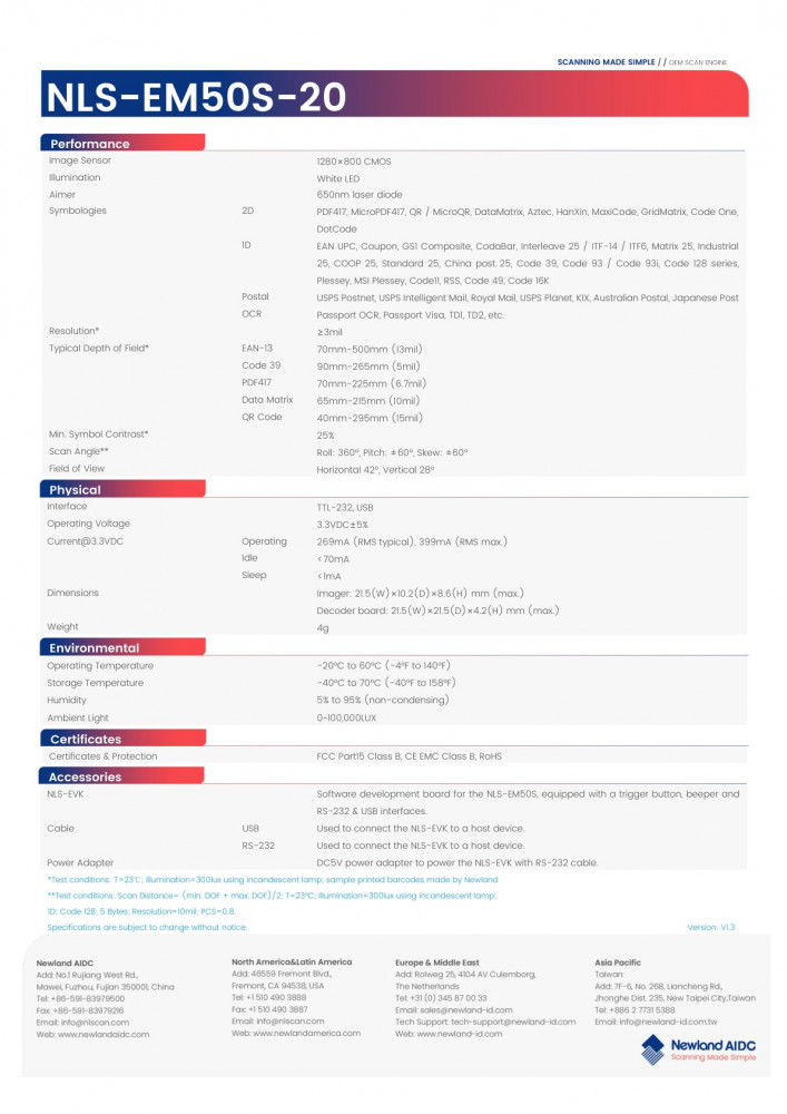 NLS-EM50S-20 datasheet page 2
