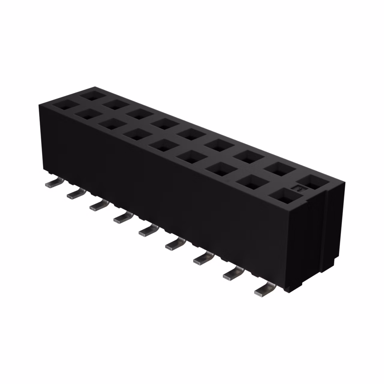 Milli-Grid Receptacle, Surface Mount, Vertical, Top Entry, without Plastic Pegs, without Cap, Tape and Reel, 2.50µm Tin (Sn) Plating, 18 Circuits, Lead-Free for sale