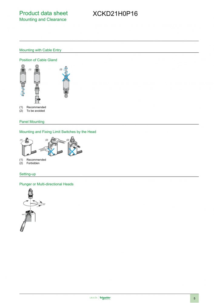 XCKD21H0P16 technical document page 5
