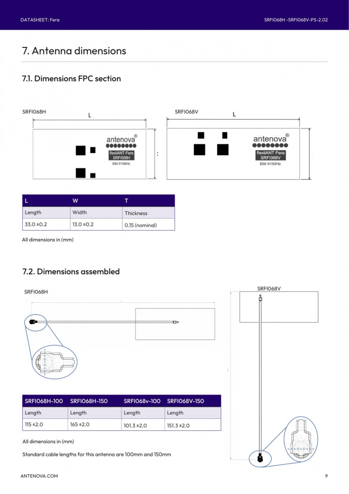 Fera datasheet page 9