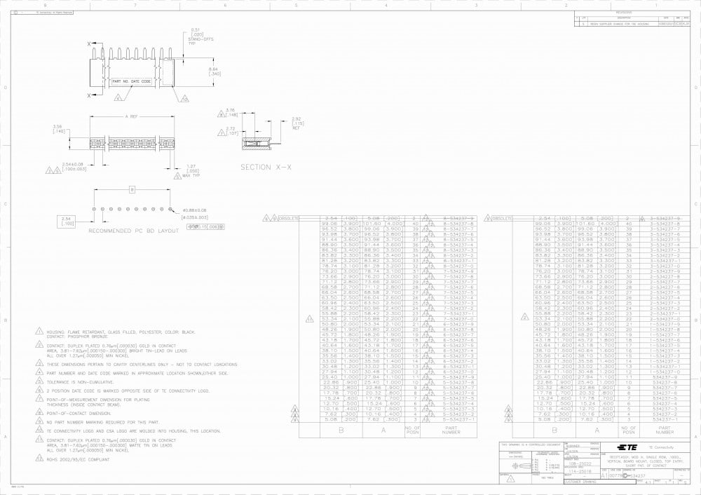 TE Connectivity 5-534237-2 technical drawing