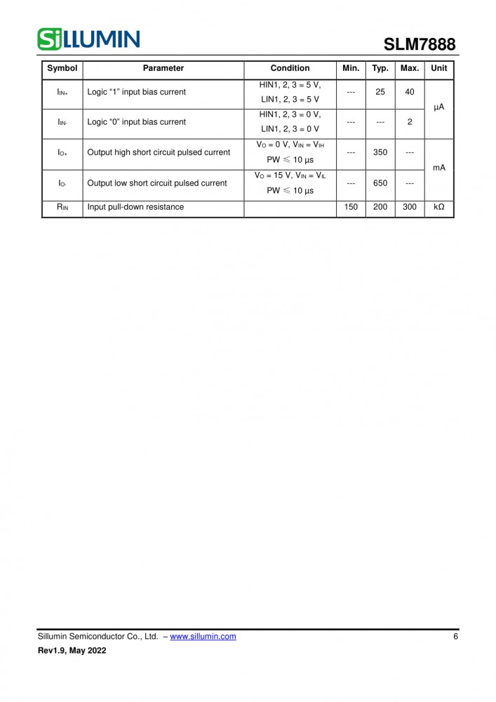 SLM7888 datasheet page 6