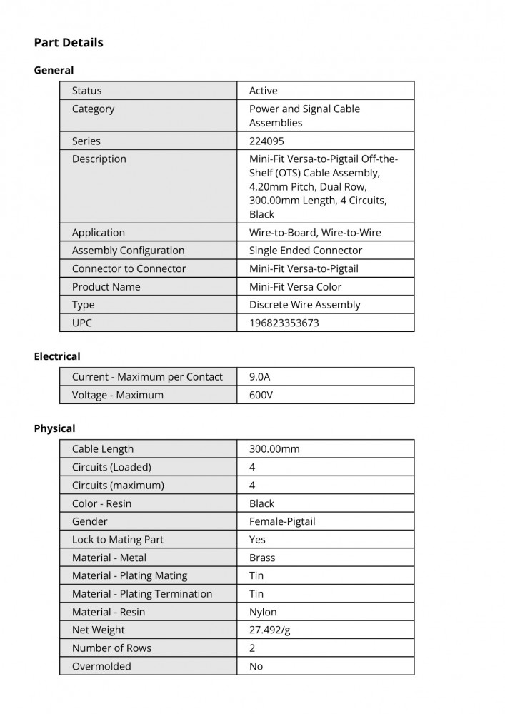 Product document preview, page 2