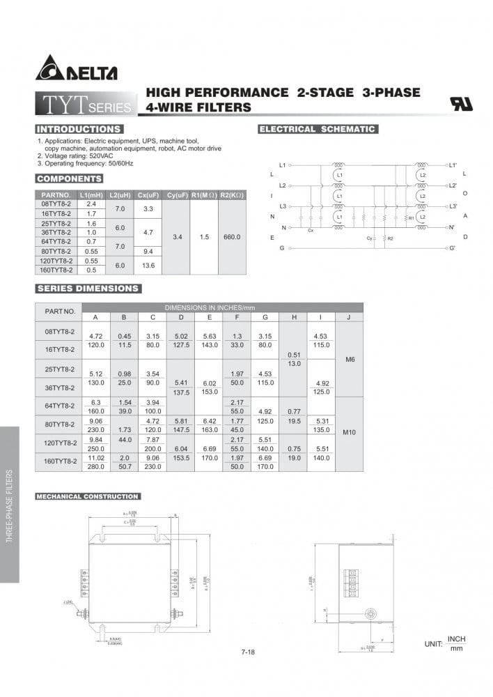 DELTA 25TYT8 datasheet page 3