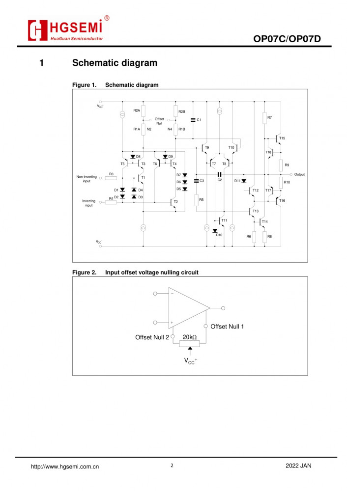 OP07DN datasheet page 2