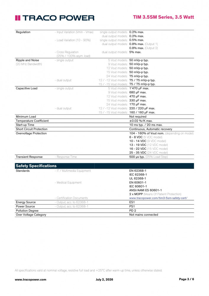 TIM 3.5SM datasheet page 3