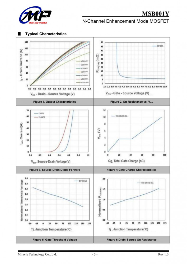 MSB001Y datasheet page 3