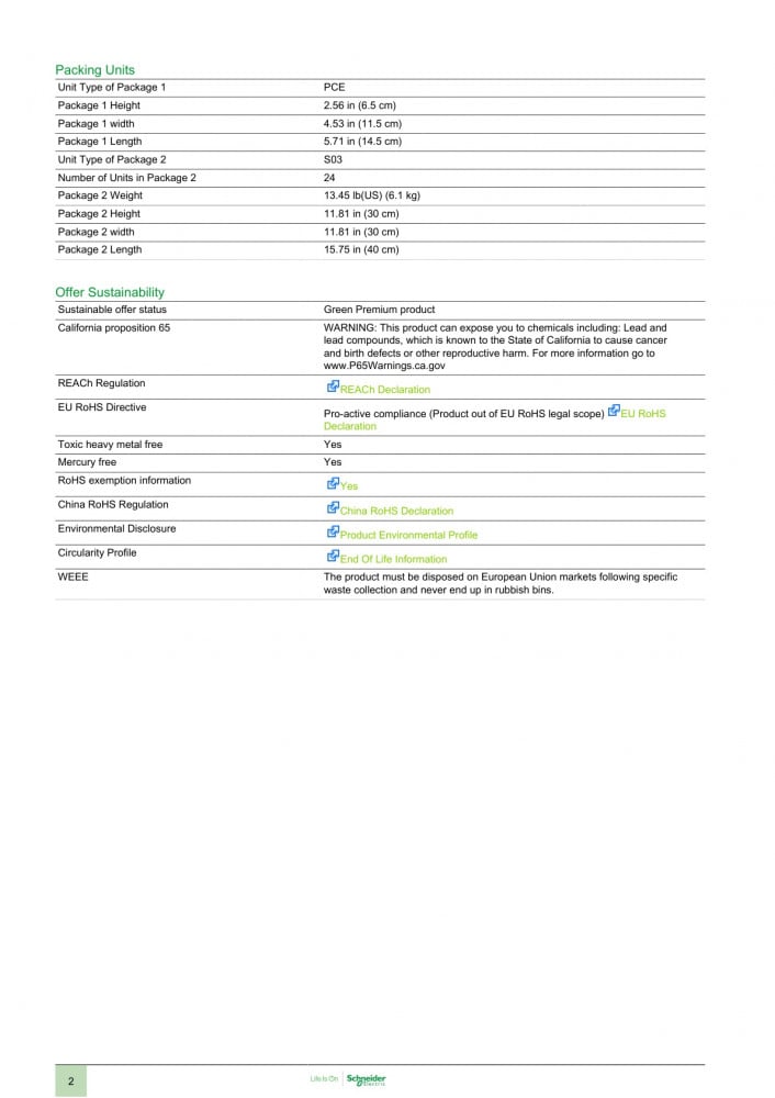 TM1SHTCN4 technical document page 2