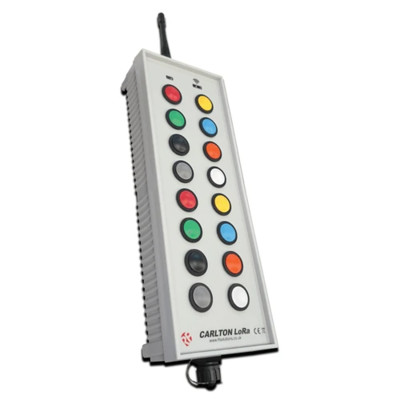 16 BUTTON - UP TO 20KM RUGGED LONG RANGE RADIO (LORA) TRANSMITTER for sale