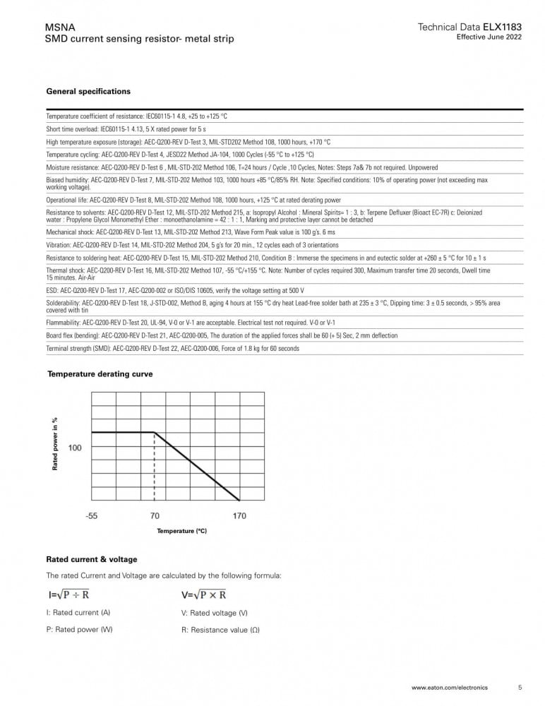 EATON MSNA datasheet page 5