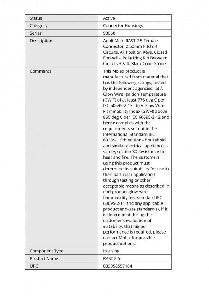 930500550 technical document page 2