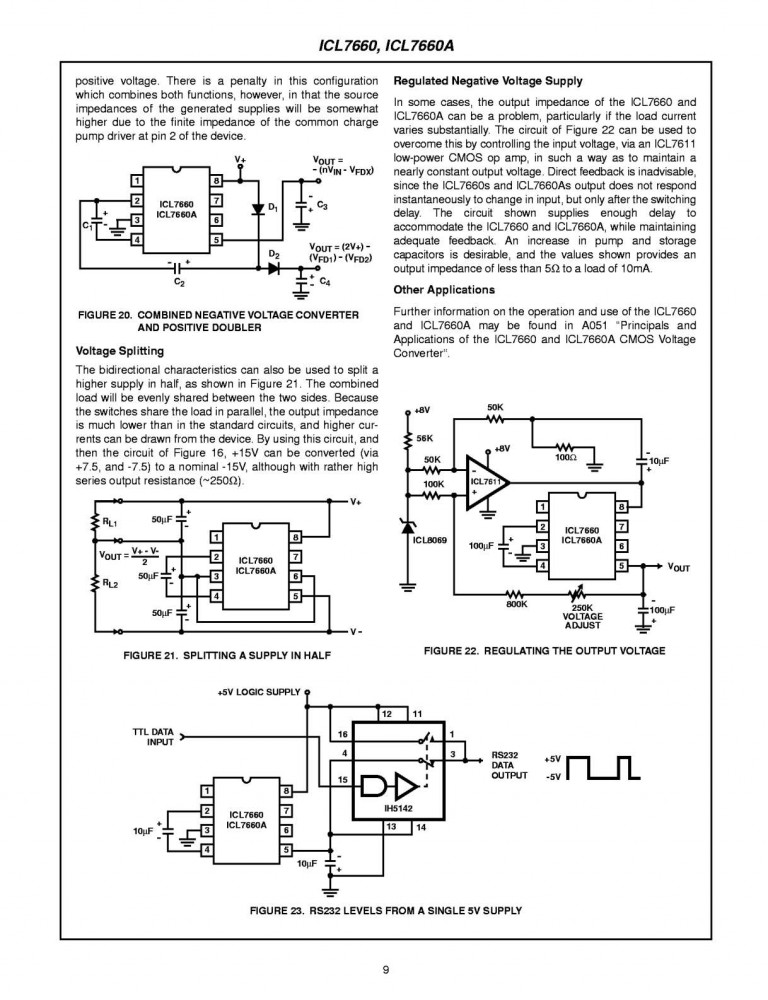 ICL7660 datasheet page 10