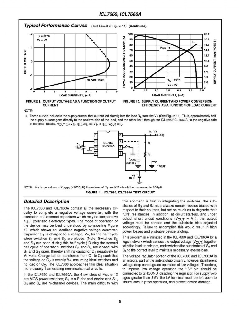 ICL7660 datasheet page 6
