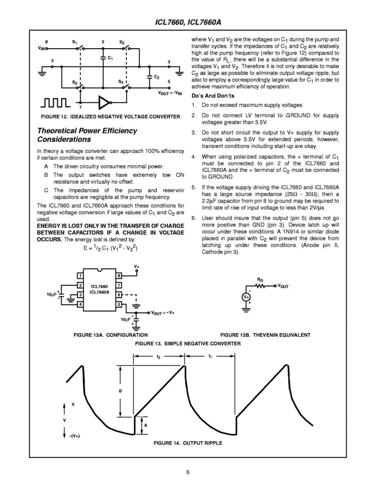 ICL7660 datasheet page 7