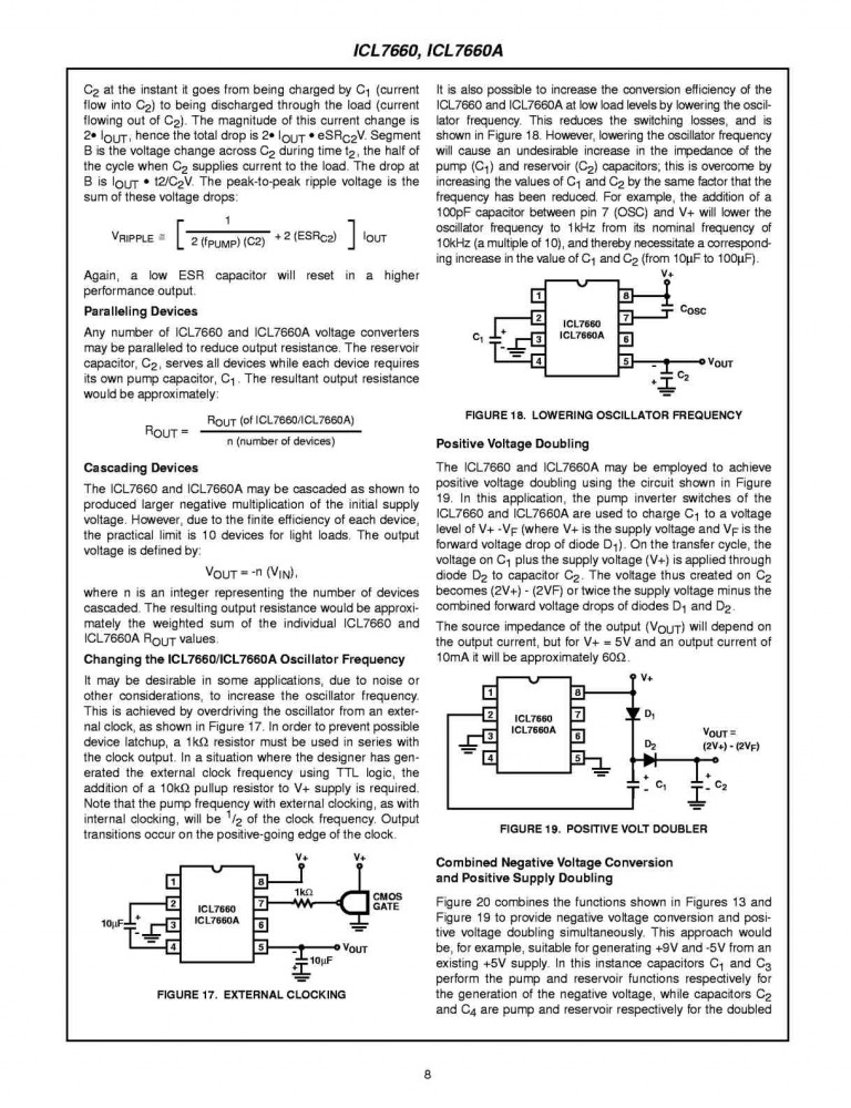 ICL7660 datasheet page 9