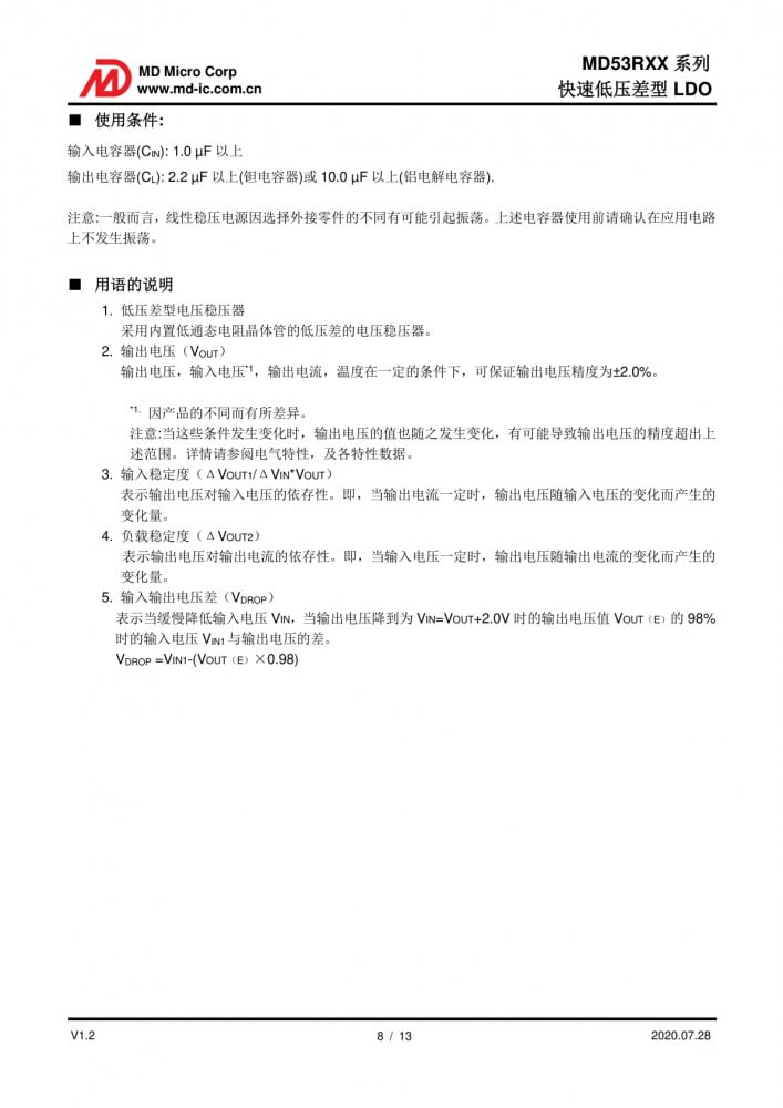 MD53R28 datasheet page 8