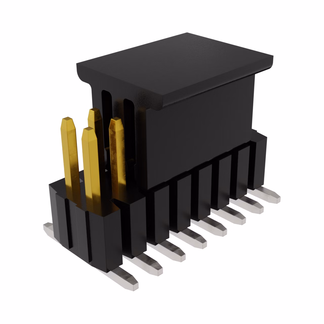 Slim-Grid Header, 16 Circuits, Surface Mount, Vertical, Unshrouded, 0.05µm Select Gold (Au) Plated, with Pick-and-Place Cap, Tube, Lead-Free for sale