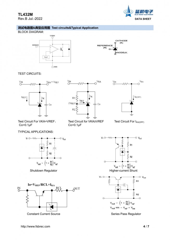 TL432M-A datasheet page 4