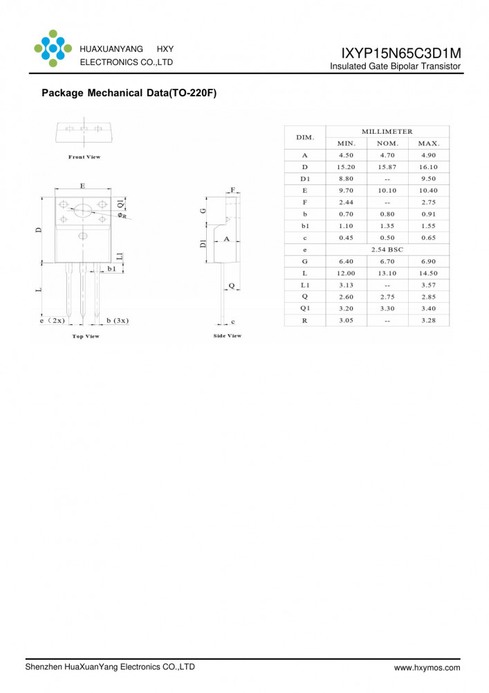 IXYP15N65C3D1M-HXY datasheet page 5