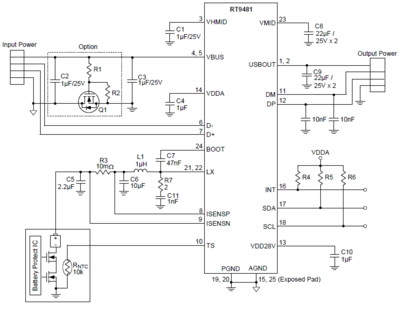 RT9524H - Linear Single Cell Li-Ion Battery Charger IC for Portable Applications