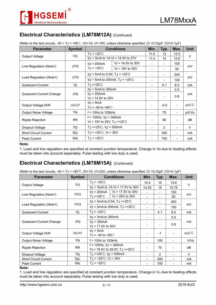 LM78M05ACDT/TR datasheet page 5