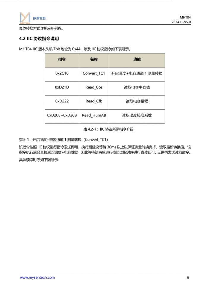 MHT04-IIC technical document page 6