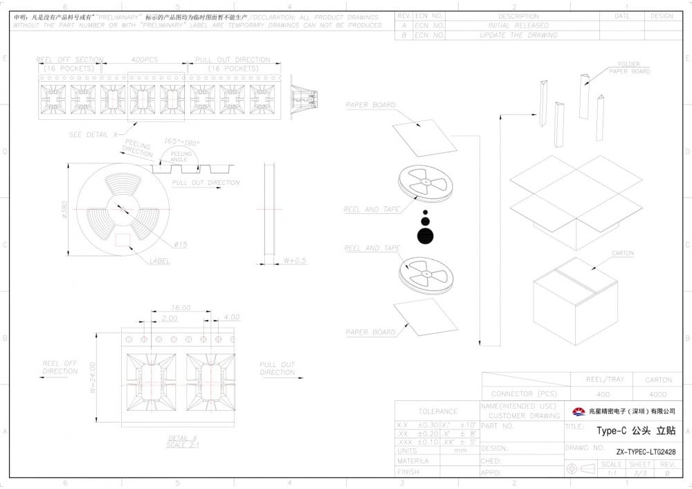 ZX-TYPEC-LTG2428 technical drawing page 3