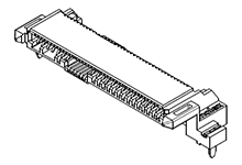 1.27mm Signal Pitch, 0.80mm Signal Pitch, 1.27mm Power Pitch SAS-3 Receptacle, Right-Angle, Surface Mount, with Blade, 7.07mm Height, 3.50mm Peg Length, 2.36mm PCB Thickness, 29 Circuits, Embossed Tape and Reel, Lead-Free for sale