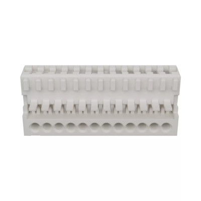 Appli-Mate RAST 2.5 IDT Housing, 2.50mm Pitch, Female, 12 Circuits, Beaded Terminal, All Position Keys, Slotted Endwalls for sale