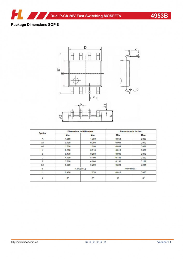 HL 4953B datasheet page 4
