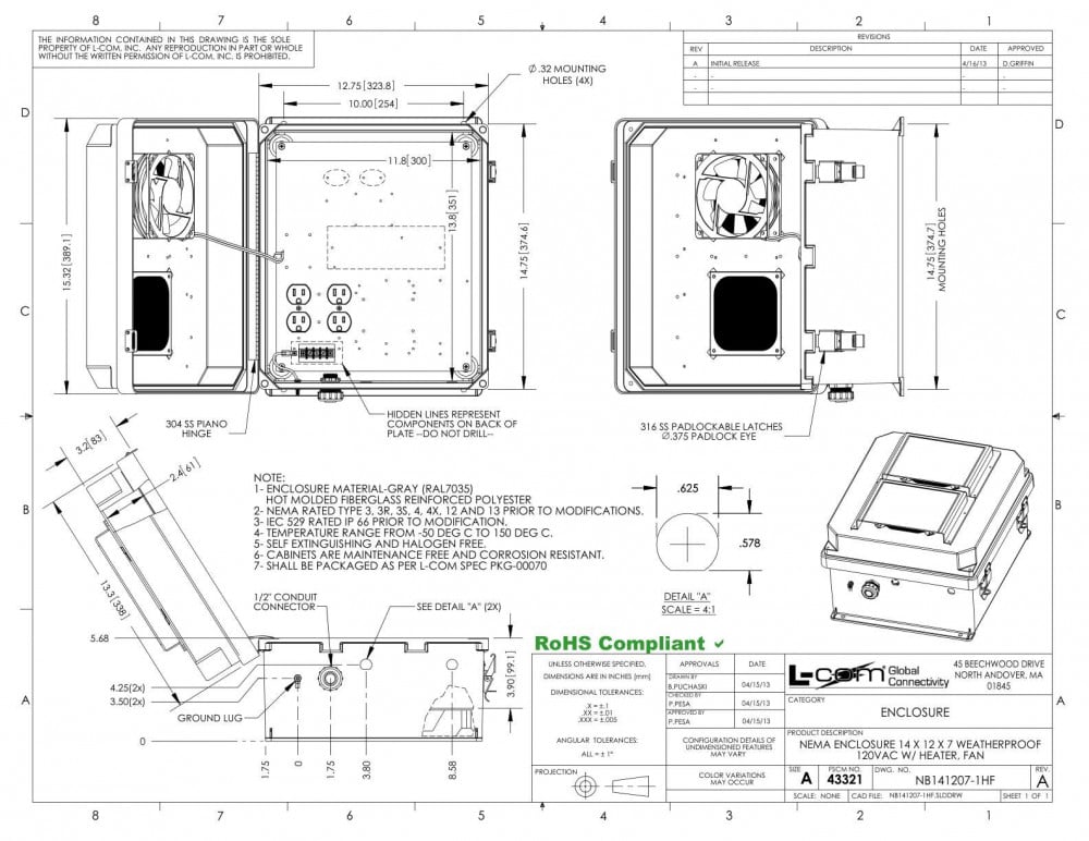 L-com NB141207-1HF technical document page