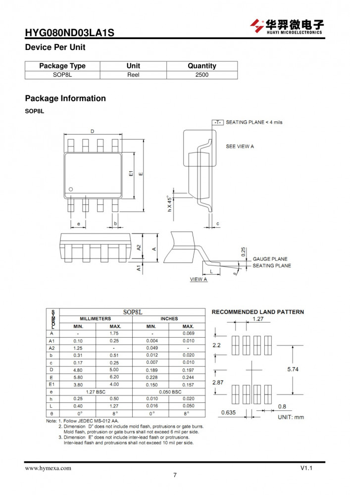 HYG080ND03LA1S datasheet page 7