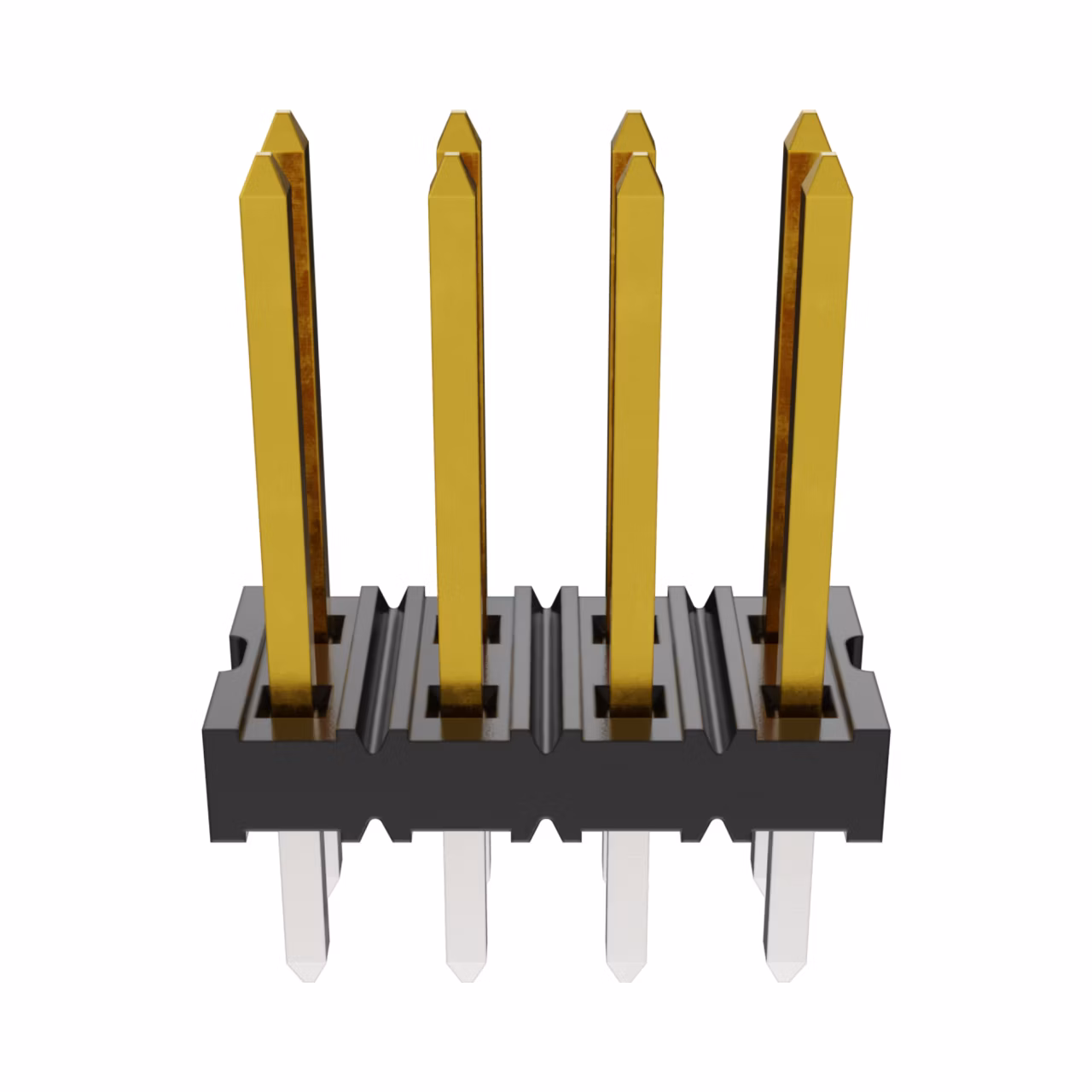 2.00mm Pitch Milli-Grid Header, Vertical, Through Hole, 8 Circuits, 0.38µm Gold (Au) Plating, Mating Pin Length 6.38mm, Tail Length 2.60mm, Tray, Lead-Free for sale