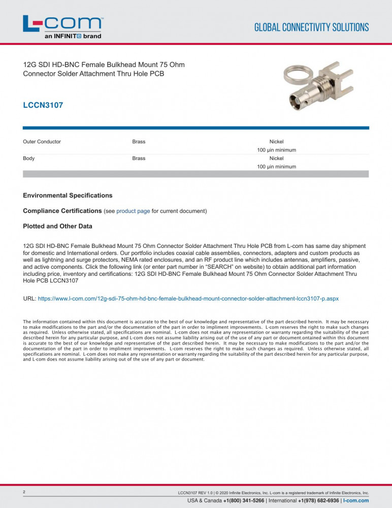 L-com LCCN3107 technical document page 2